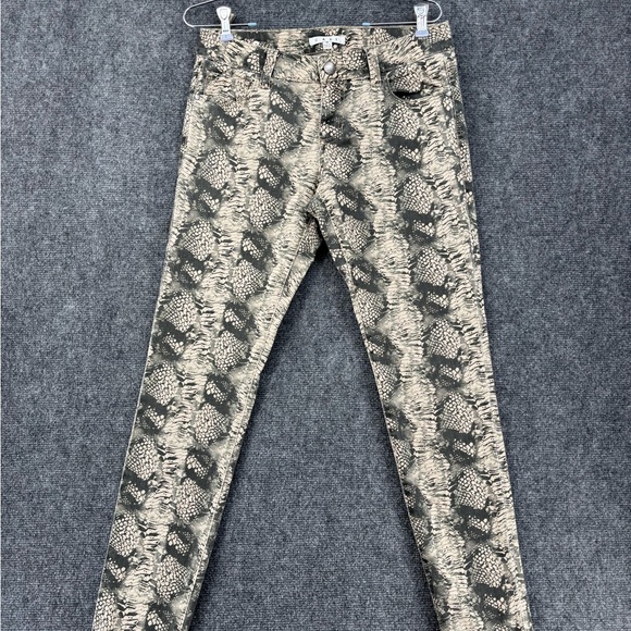 CAbi | Jeans | Cabi Diamondback Snake Skin Tan Pants Womens 4 Skinny ...